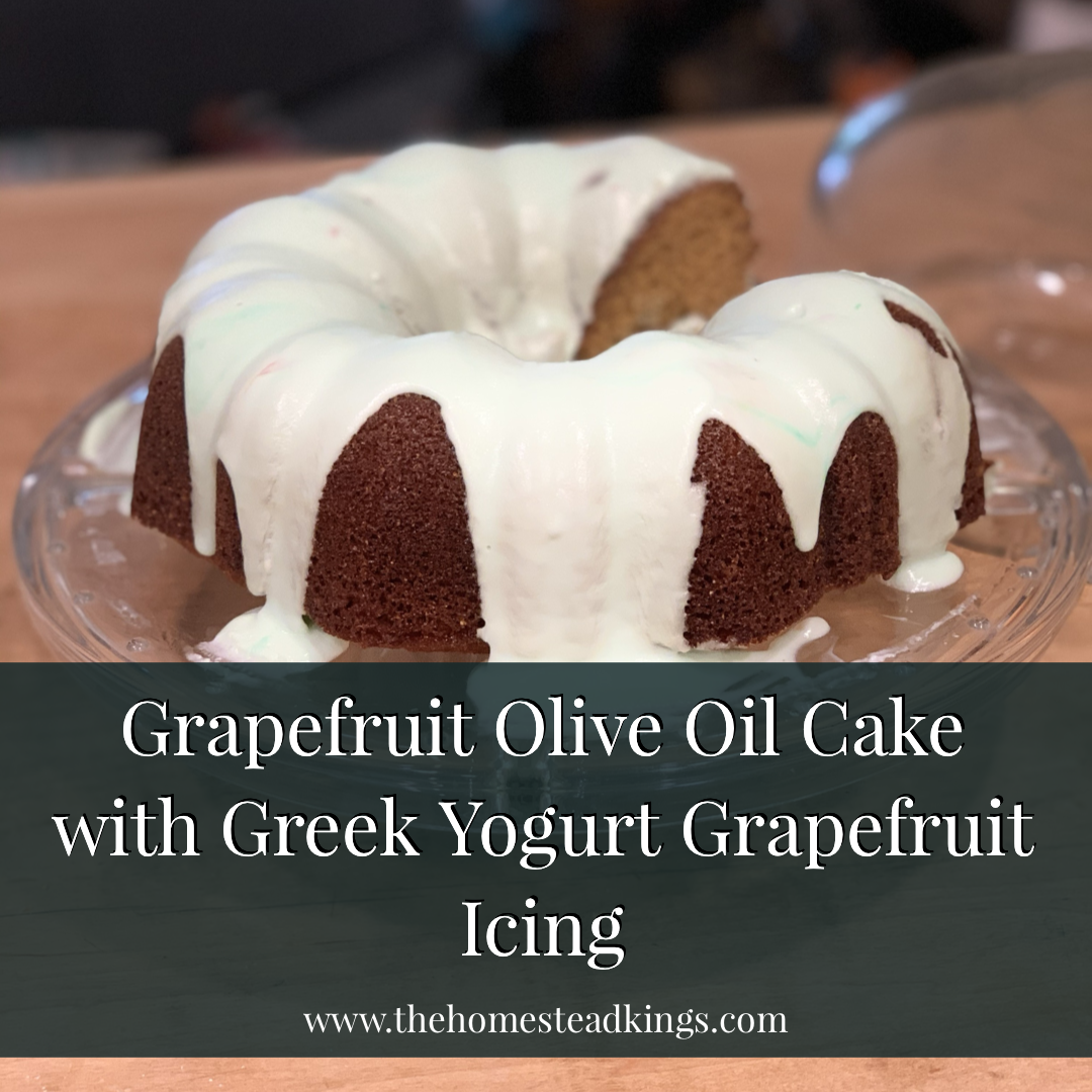 Grapefruit Olive Oil Cake with Greek Yogurt Grapefruit Icing – The ...